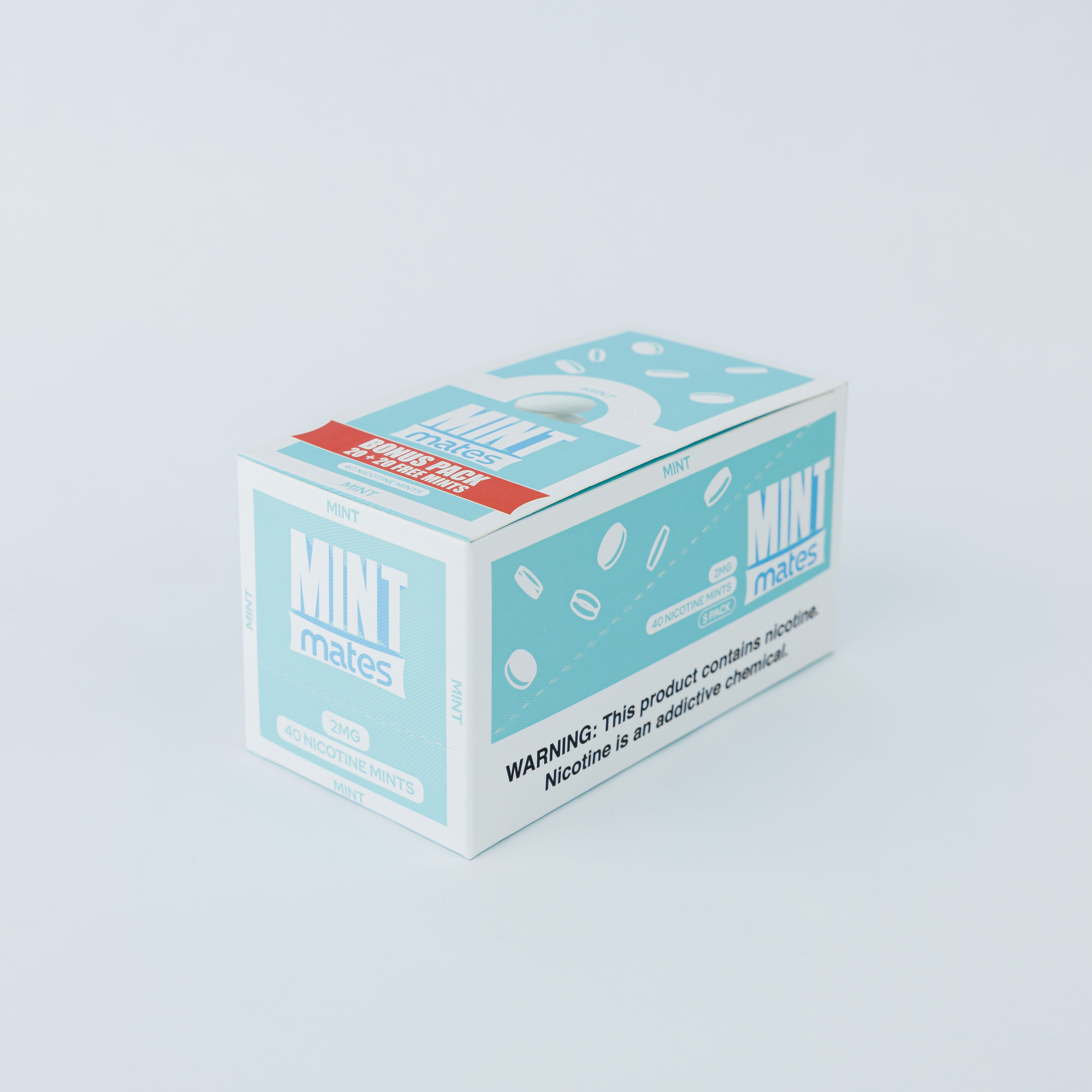 MintMates Nicotine Mints - Mint 5PK Box – Mates Brand